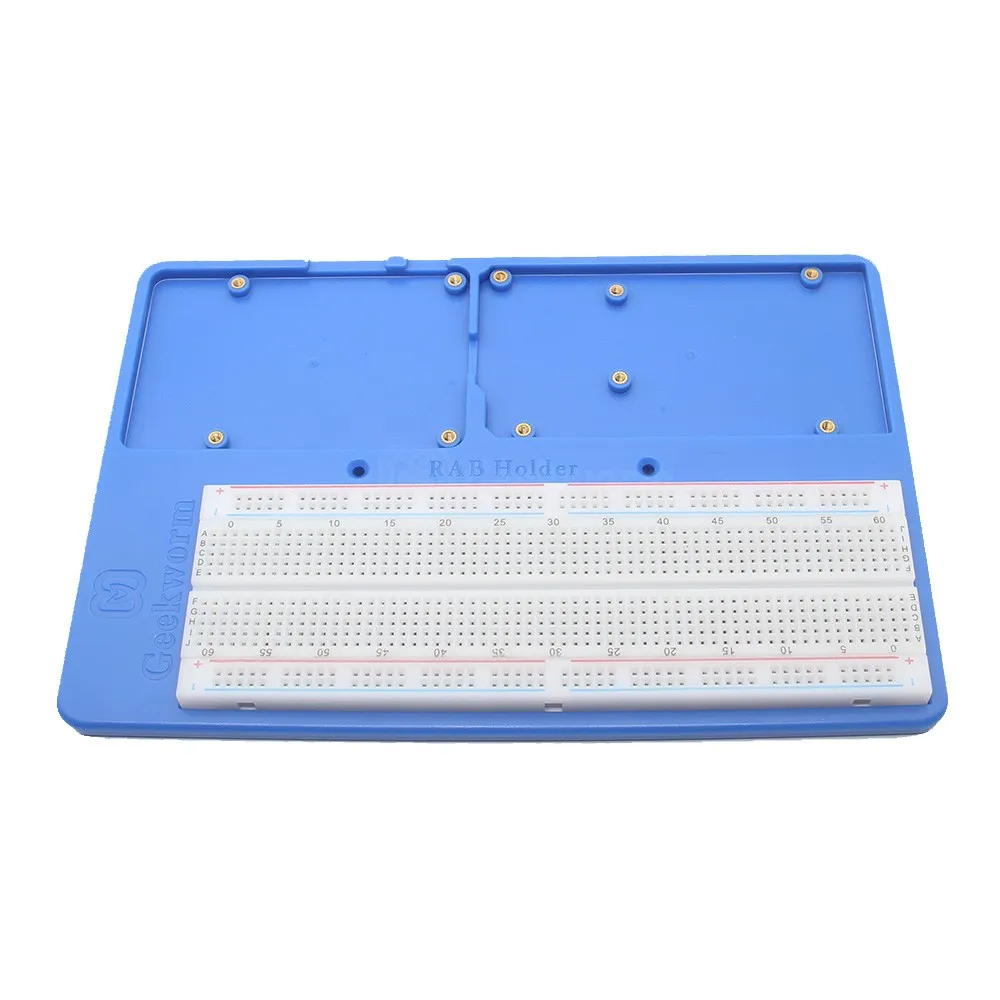 Raspberry Pi 3 B+ RAB Holder Breadboard ABS Case Education Platform w ...