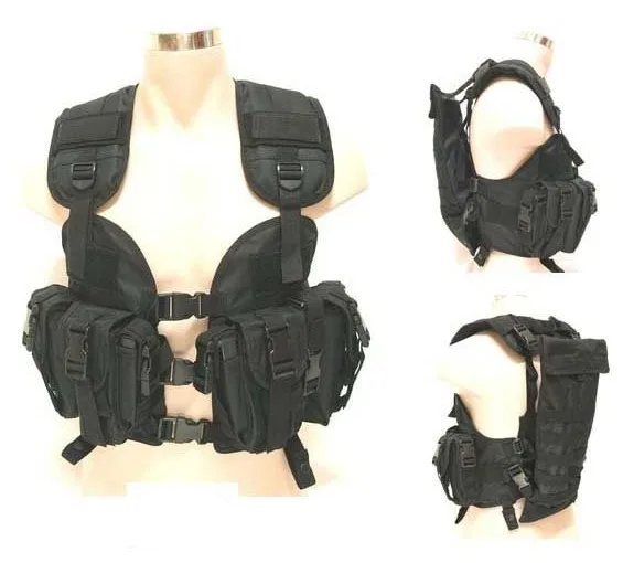 Adjusted CQB LBV Navy Seals Tactical Vest Hunting Assault Water Pouch ...