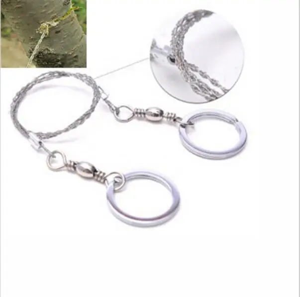 53CM Stainless Steel Wire Saw Scroll String Chain Saw Outdoor Emergency ...