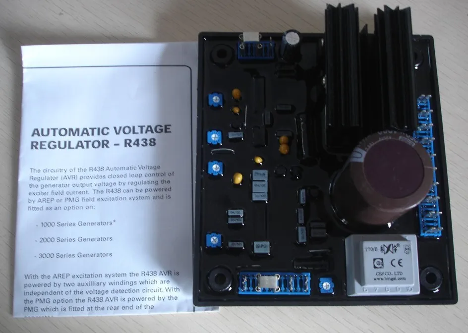 Regulador de voltaje AVR R438 para generador diésel|avr r438|leroy somer avr r438 - AliExpress