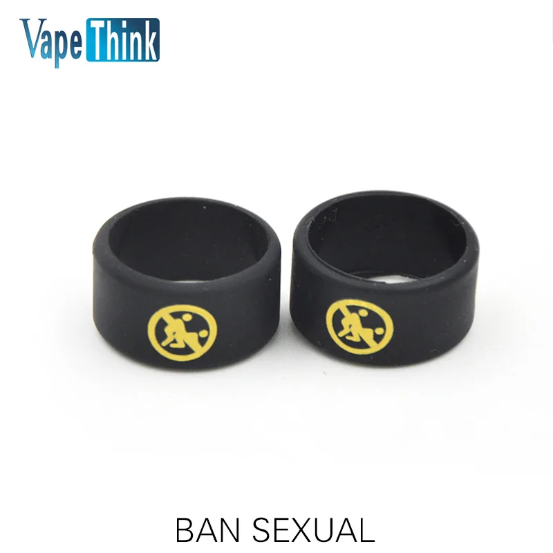 5pcs/lot Vapethink Ban Sexual Vape Band Rubber Silicone Gel Ring For E ...