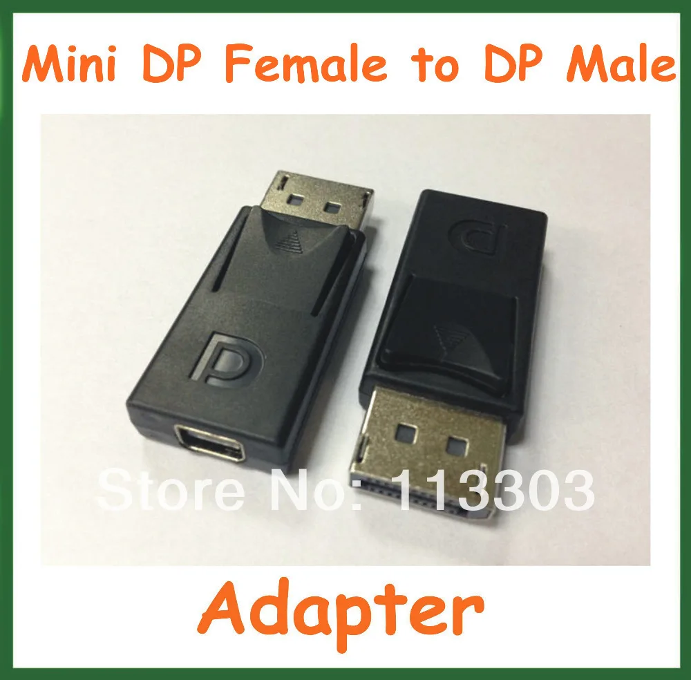 1pc DP DisplayPort Converter Mini DP Female to DP Male Computer Adapter ...