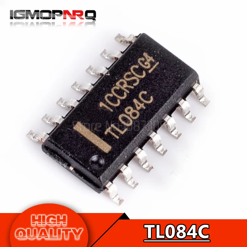 50pcs free shipping TL084C TL084CDR TL084 SOP 14 Operational Amplifiers ...