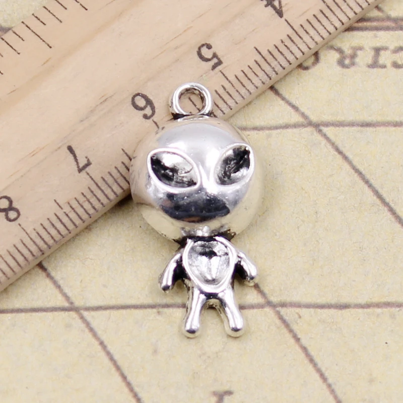 10pcs Charms Alien Et 31x15mm Tibetan Silver Color Pendants Antique ...