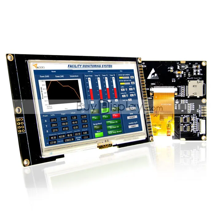 4.3 inch TFT Color LCD Module Display w/Controller SSD1963,Touch Panel ...