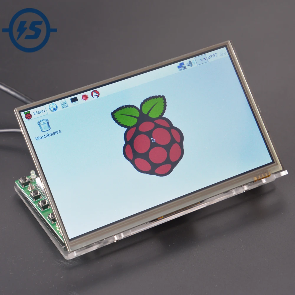 7 Inch For Raspberry Pi 1024*600 3b+ 3b Tft Lcd Display Screen Monitor ...