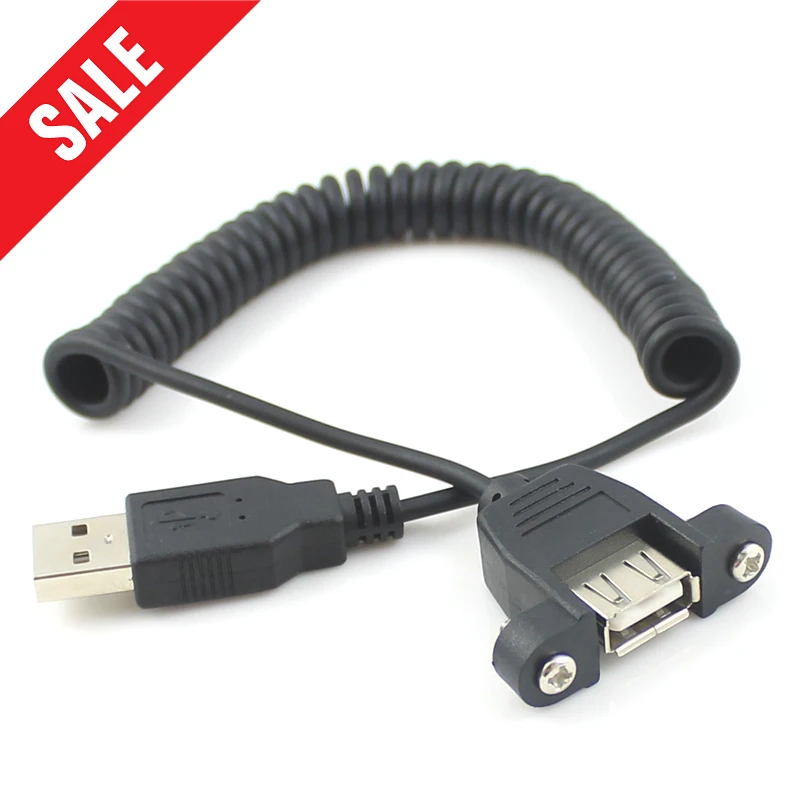Scalable USB extension can be fixed with screw hole USB spring line ...