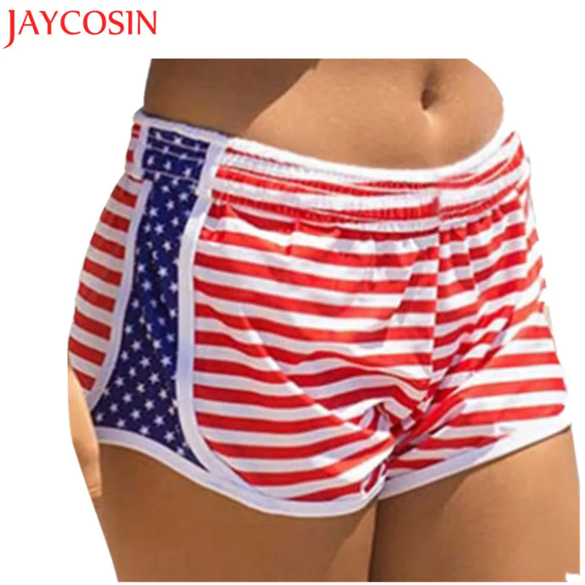 Buy Jaycosin Women Summer Splicing Mid Waist Striped