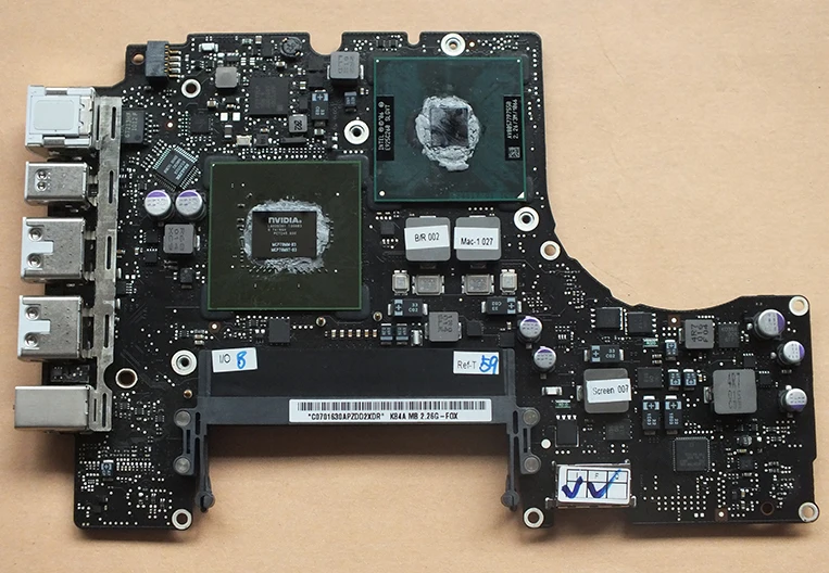 820 2883 A Laptop motherboard For Apple Macbook Pro A1342 MC207 Logic ...