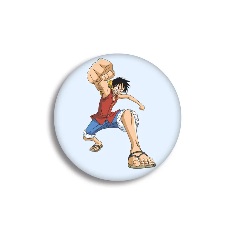 Anime One Piece Cosplay Badge Luffy Nami Roronoa Zoro Tony Brooch Pin ...
