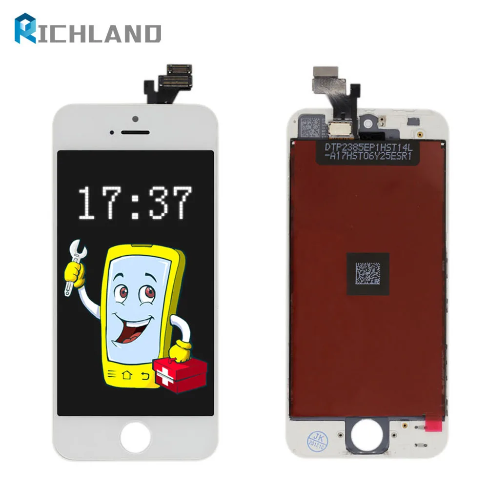 Richland For Apple iPhone 5 GRADE AAA LCD Display Touch Screen Assembly ...