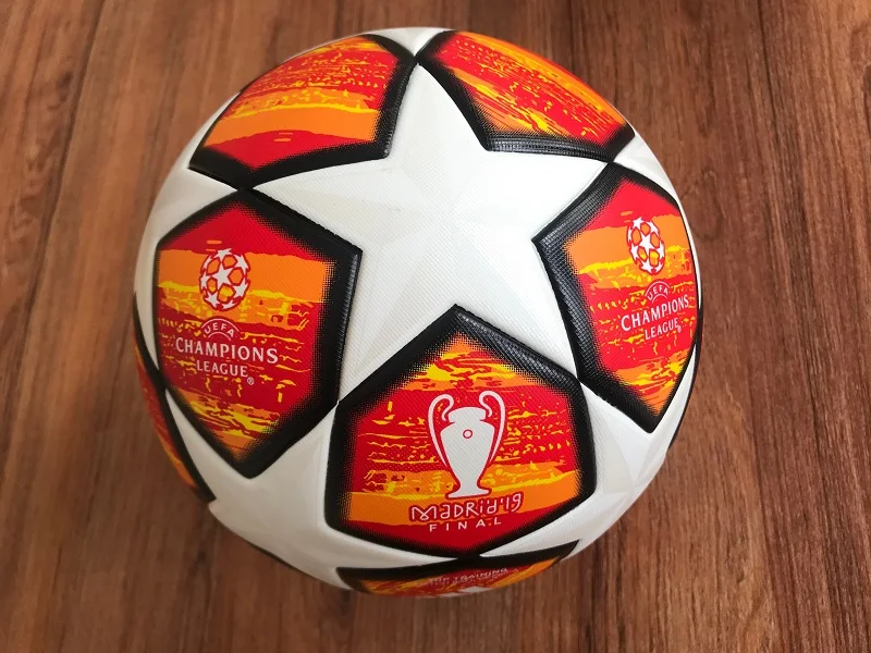 2019 NEW PU Materia Soccer Ball Official Size 5 Football Goal-League ...