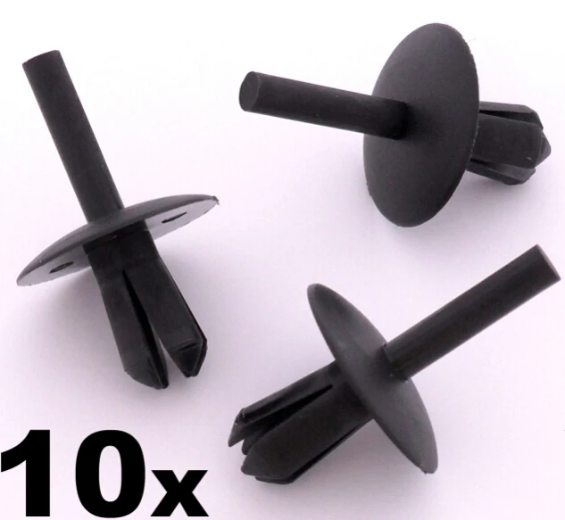 10x For Volvo Plastic Trim Clips For interior and exterior bumpers ...