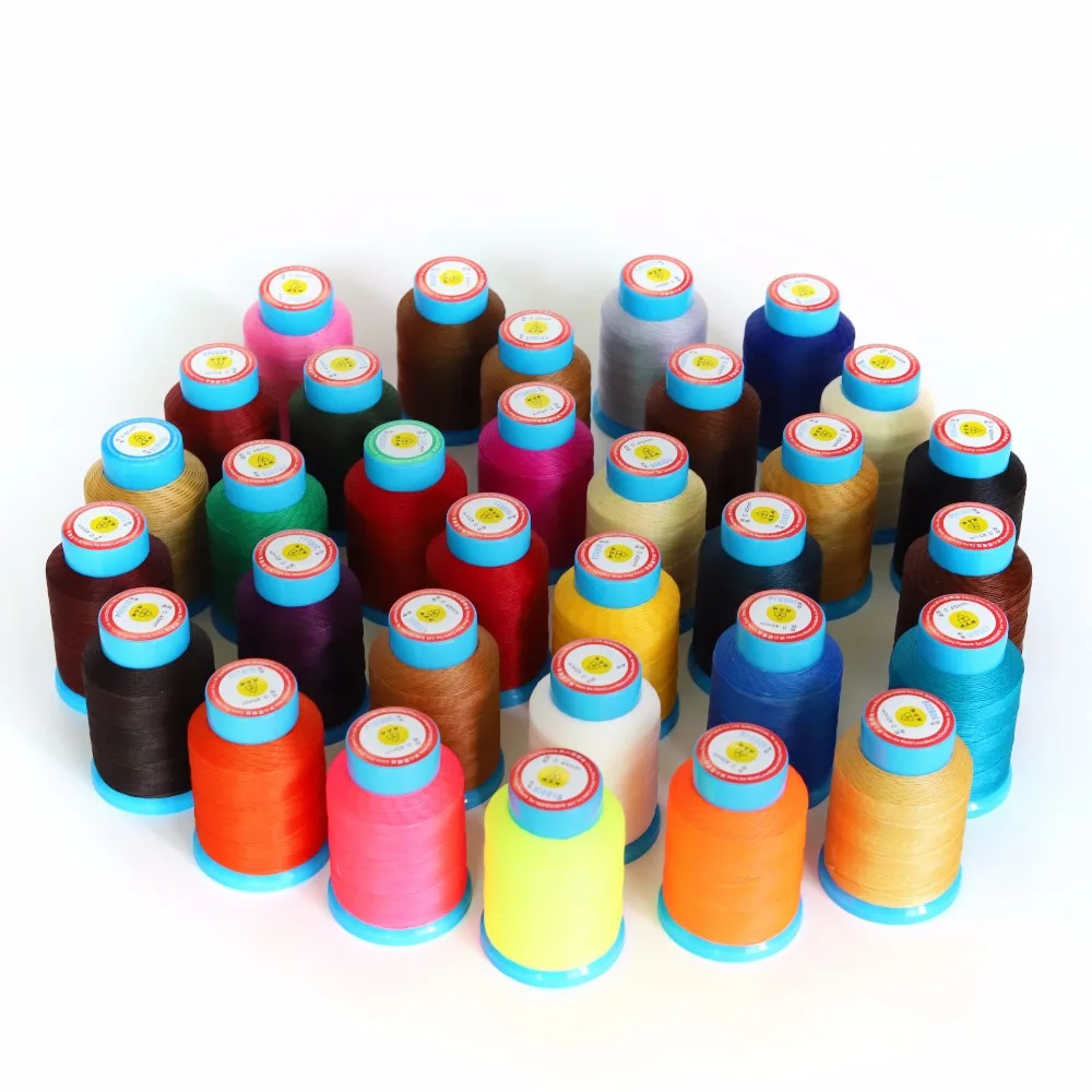 0.45mm Round type 200 meters Waxed Polyester Thread leather Traditional ...