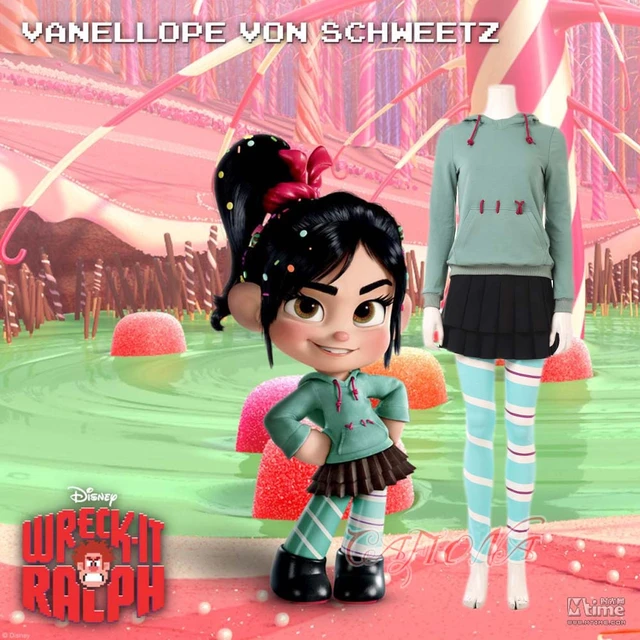 Vanellope Von Schweetz Running Costume