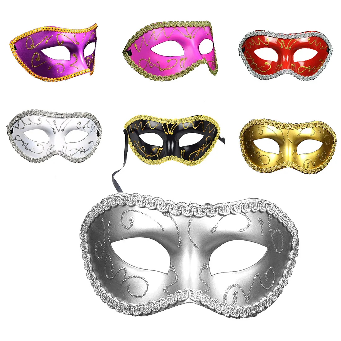 Masquerade Sexy Men Women Costume Prom Mask Venetian Mardi Gras Party