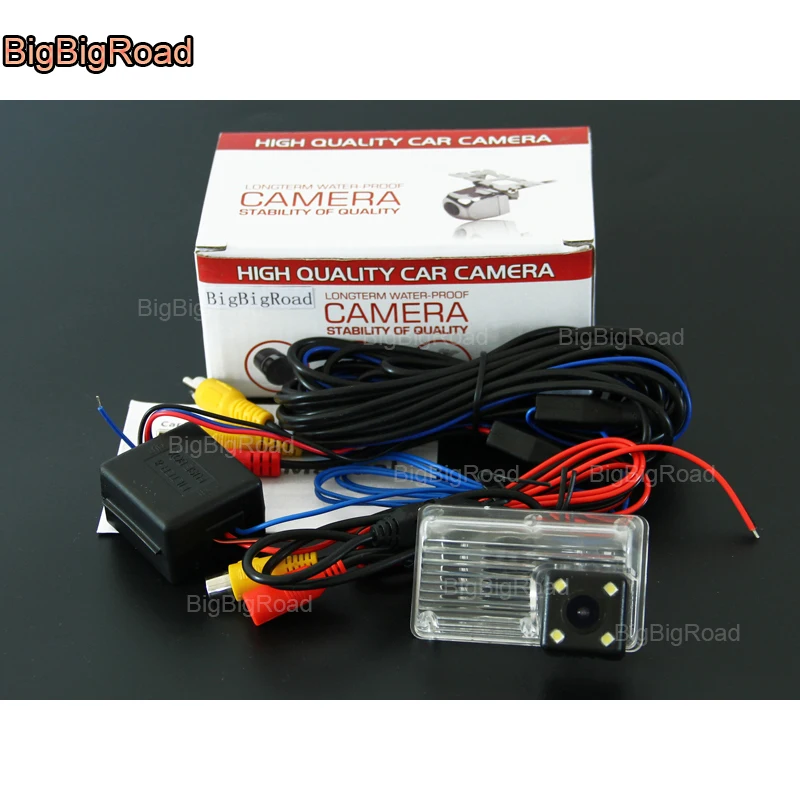 BigBigRoad Car Rear View Reversing Backup Camera With Power Relay ...