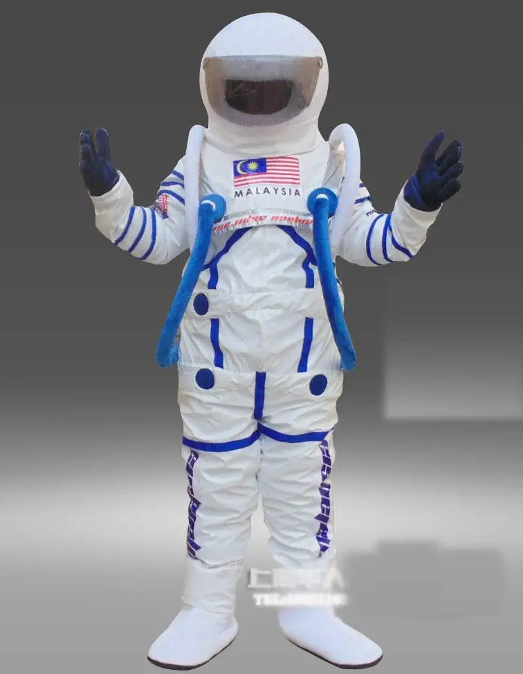 2016 New Space Suit Mascot Costume White Astronaut Mascot Costume Paty