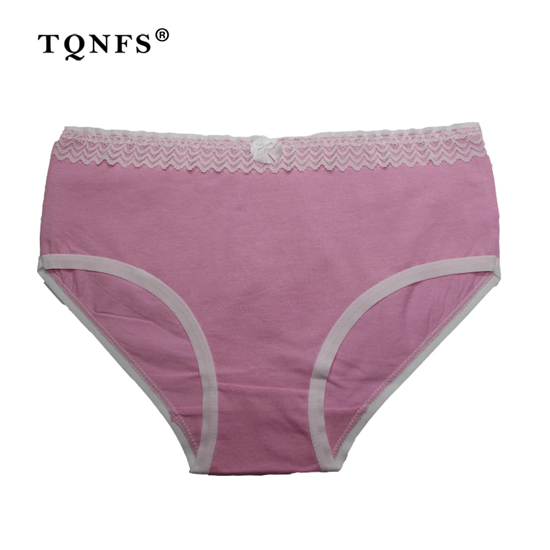 Tqnfs color sólido Ropa interior señoras Ropa interior algodón Encaje ...