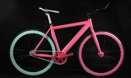 Colorful Fixie Bikes