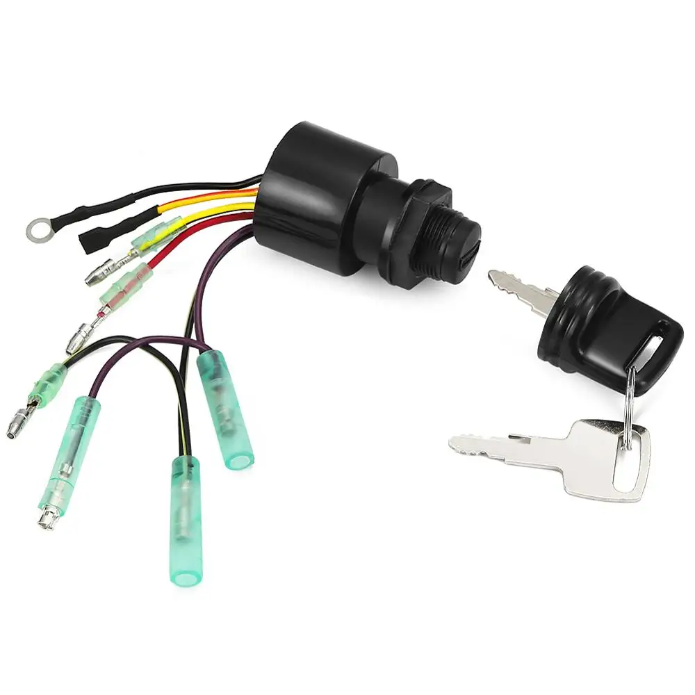 Rupse 87-17009a5 Ignition Key Switch For Mercury Outboard Box Motor 3 ...