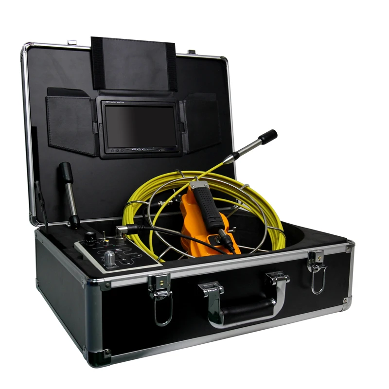 40M Drain Sewer Pipe Endoscope Borescope Inspection Video Camera System ...