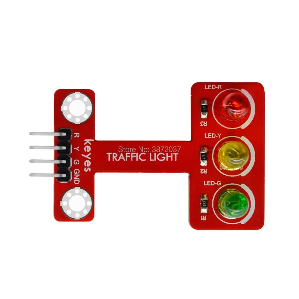 5pcs/lot DIYmall for Keyes Electronics Building Block LED Traffic Light ...