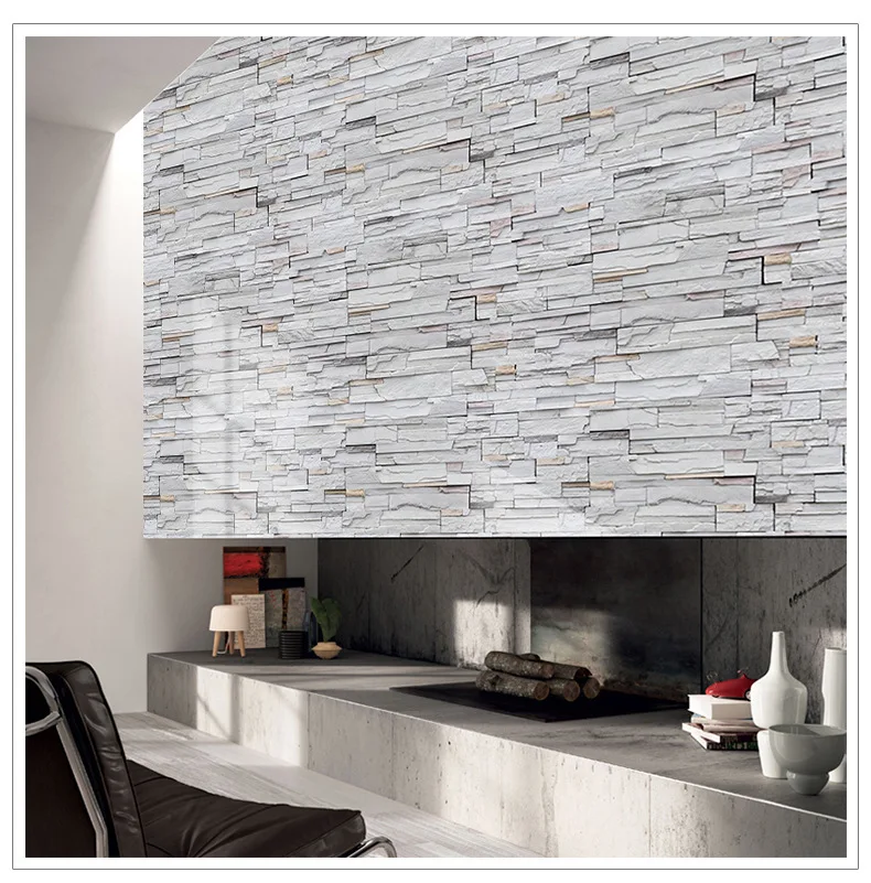 45-5M-10M-Self-Adhesive-Wallpaper-PVC-Waterproof-Stone-Wallpapers-Brick ...