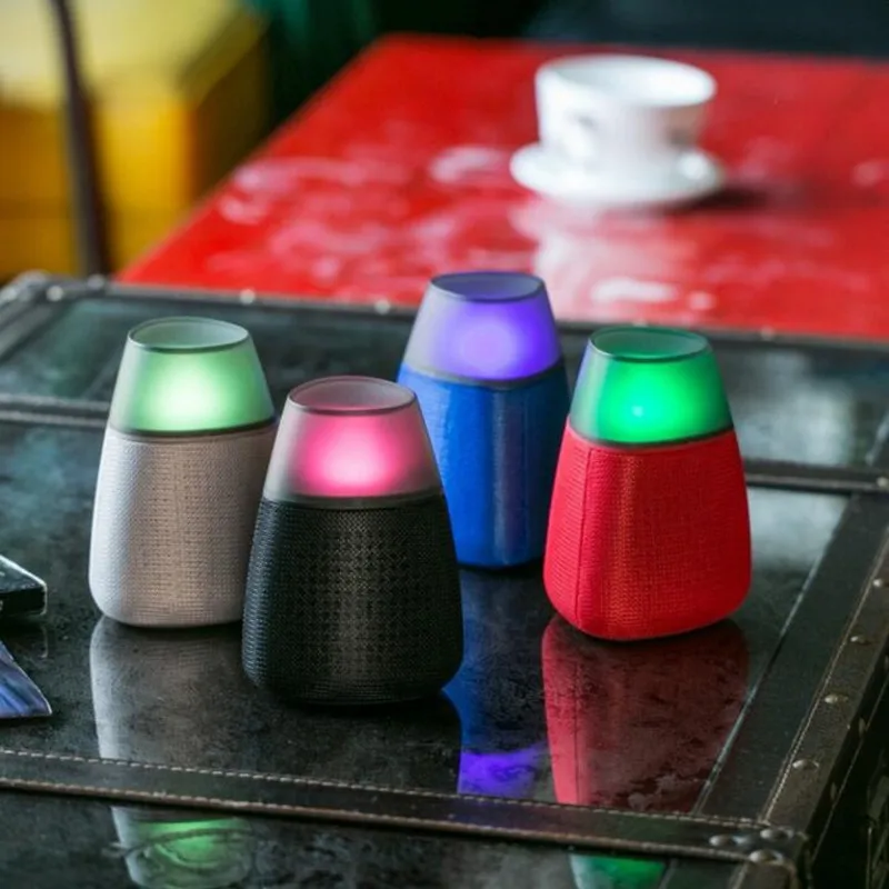 1pcs free shipping New pulse Bluetooth audio box with LED light ...