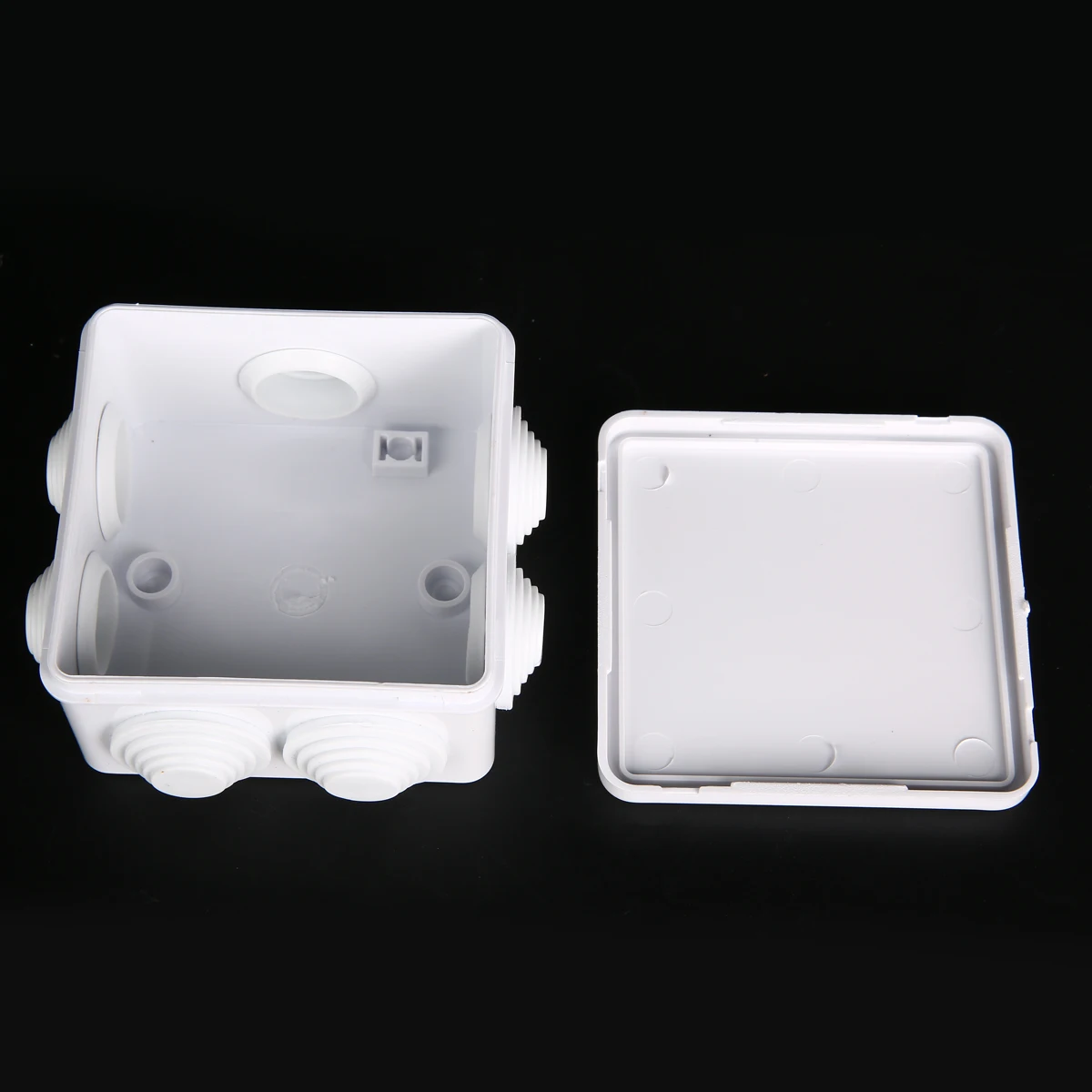 85*85*50mm White IP55 Waterproof Outdoor Junction Box Protection ABS ...