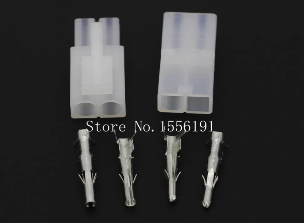 10 Sets Big Tamiya 2 Pin L6.2 2P Connector Plug Male and female air docking connector 6.2mm ...