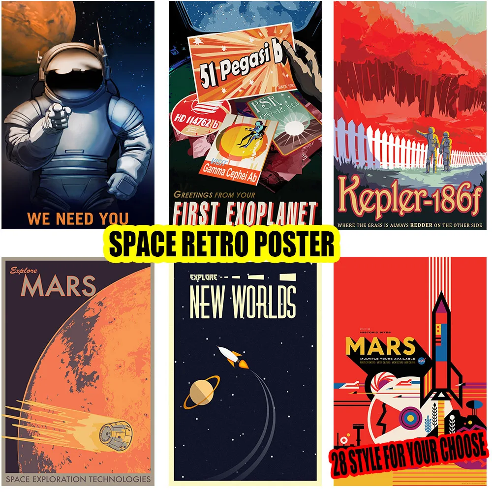 Vintage Nasa Poster