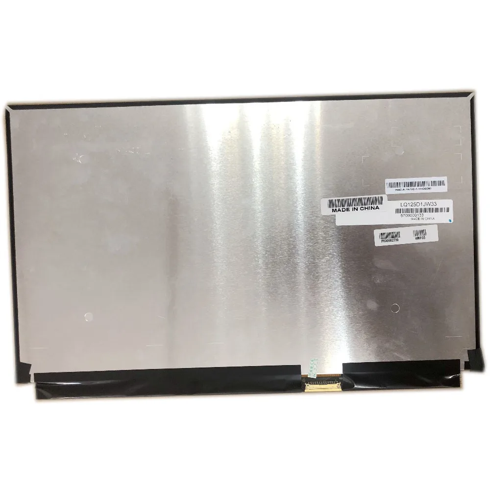 LED LCD Screen Exact 3840X2160 EDP Slim Display UHD LQ125D1JW33 4K 12.5 ...