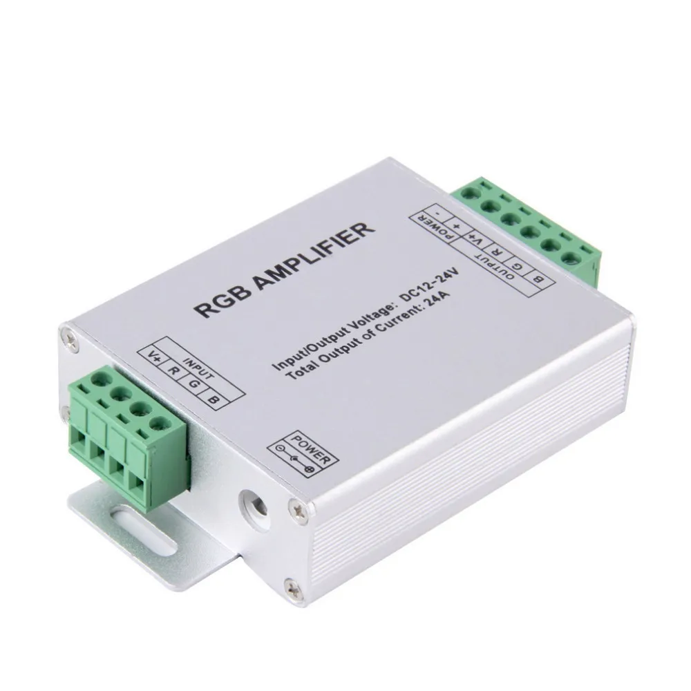 LED-RGBW-RGB-Amplifier-DC12-24V-24A-3-4-Channel-Output-RGBW-RGB-LED ...