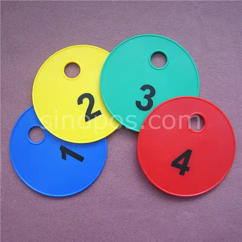 Stainless Steel Hollow Out Number Tags, metal sequential numbers disc ...
