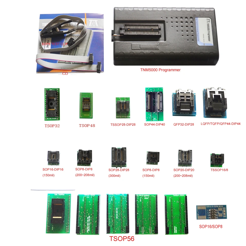 TNM5000-USB-EPROM-Programmer-recorder-14pcs-sockets-Support-Flash ...