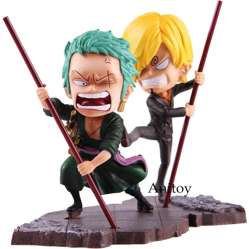 One Piece Anime Vinsmoke Sanji Roronoa Zoro Action Figure Fete In Spring Verwd Pvc Collectible