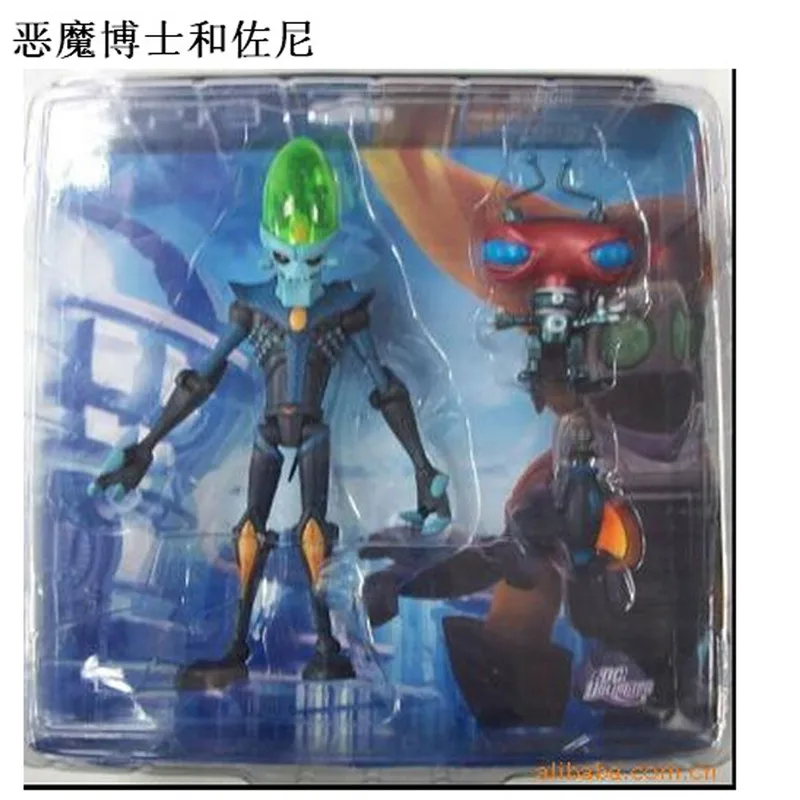 2pcs/lot Ratchet And Clank Dr. Nefarious and Zoni Robot PVC Action ...