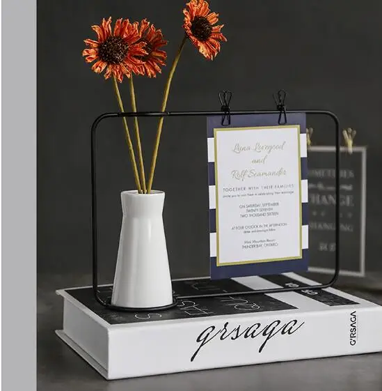 1SET Iron Ceramic Vase Planter Flower Pot Shelf Soilless Pots Organizer ...