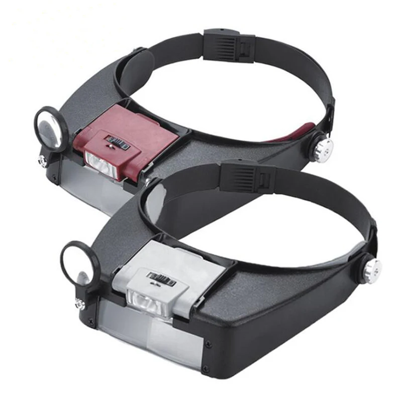 Buy Magnifier Glasses Automatic Booster Headset Glass Magnifing Glasses With 2