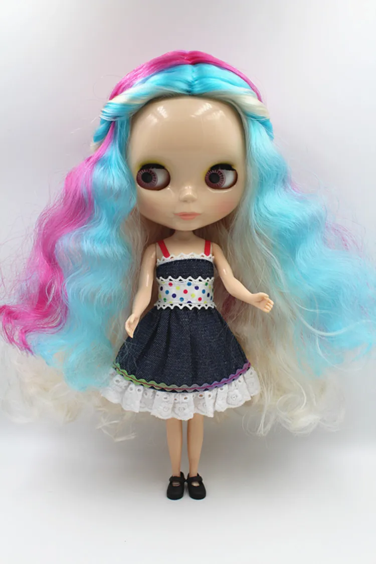 Blygirl Doll Pretty lady Blyth body Doll Fashion can change makeup ...