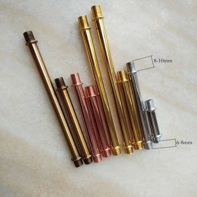 10pieces/lot M10 Double ring tube Pipe Male Threaded hollow Tooth tube ...