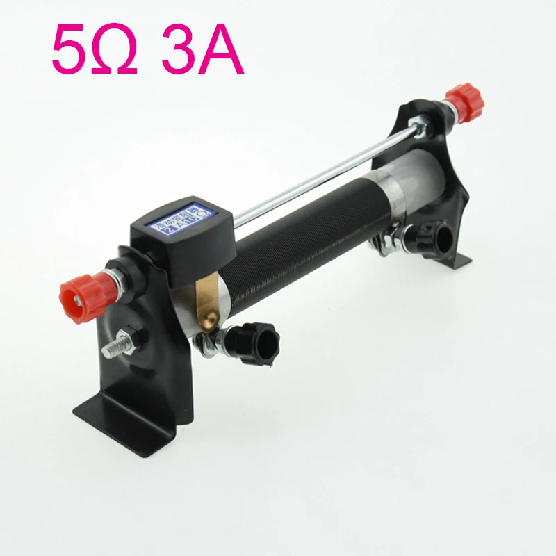 Sliding rheostat 5ohms 3A Adjustable Varistor Physical electrical ...