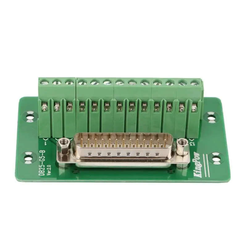DB25 DIN Rail Mount Interface Module Connector Terminal Breakout Board ...