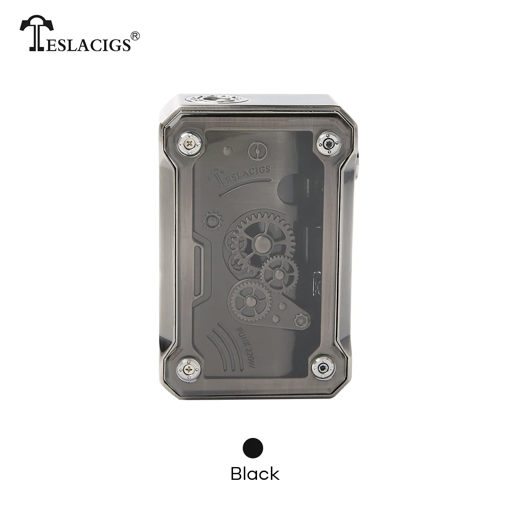 Original Teslacigs Punk 220W Box Mod Tesla Vape Powered By Dual 18650 ...