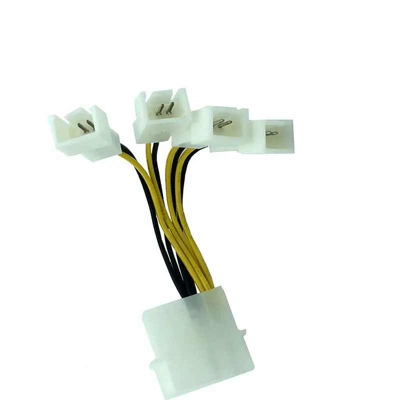 Fan Splitter 4 Pin Molex to 3 Pin 5V/7V/12V (3x Sockets),5cm|Computer ...
