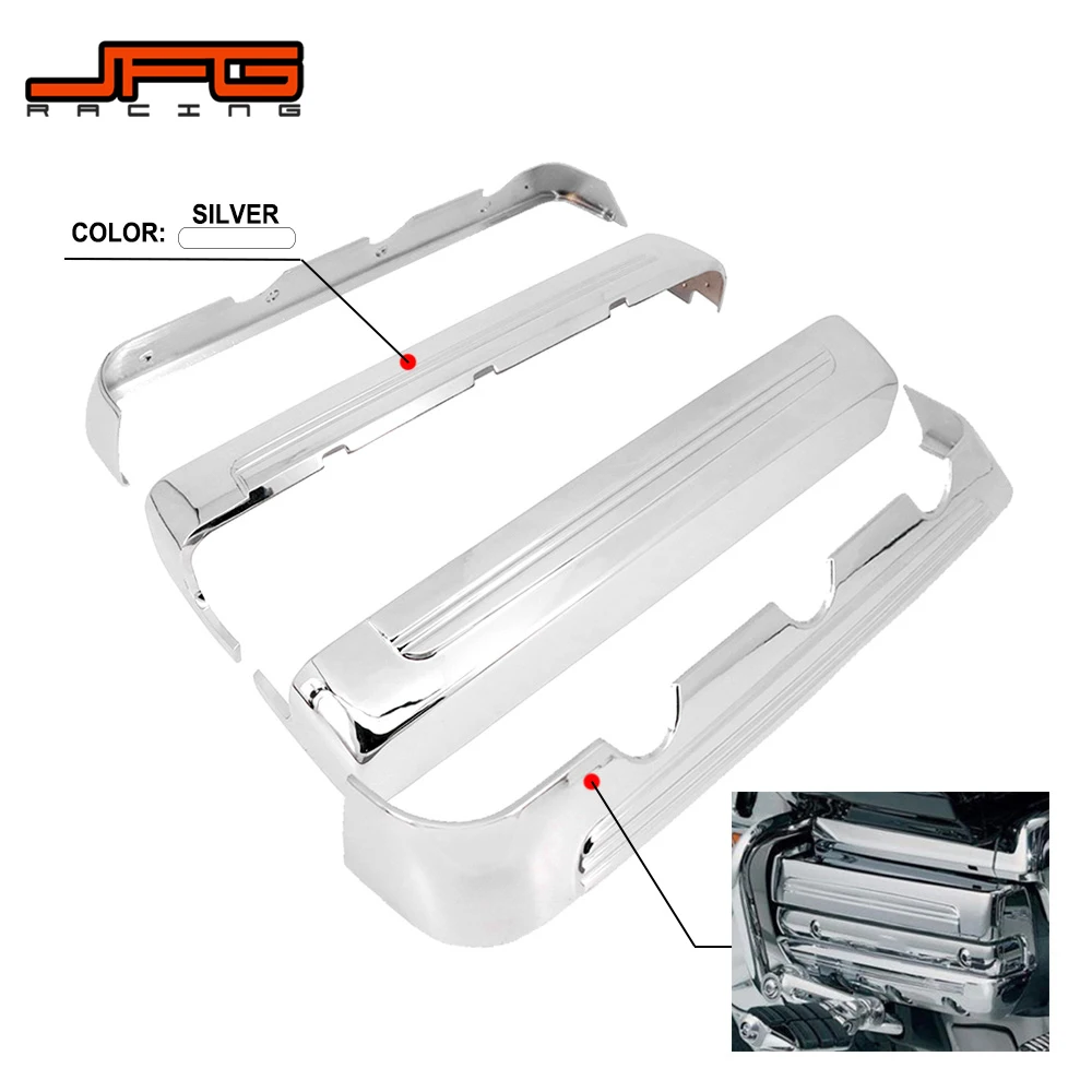 Motorcycle Chrome Engine Frame Valve Side Cover Case For HONDA GOLDWING ...