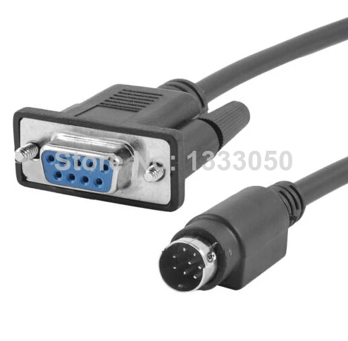 8.2ฟุต8จุดดินRS422 PLCสายการเขียนโปรแกรมสำหรับMitsubishiรุ่นFX/MT506M|din din|cable 2din cable ...