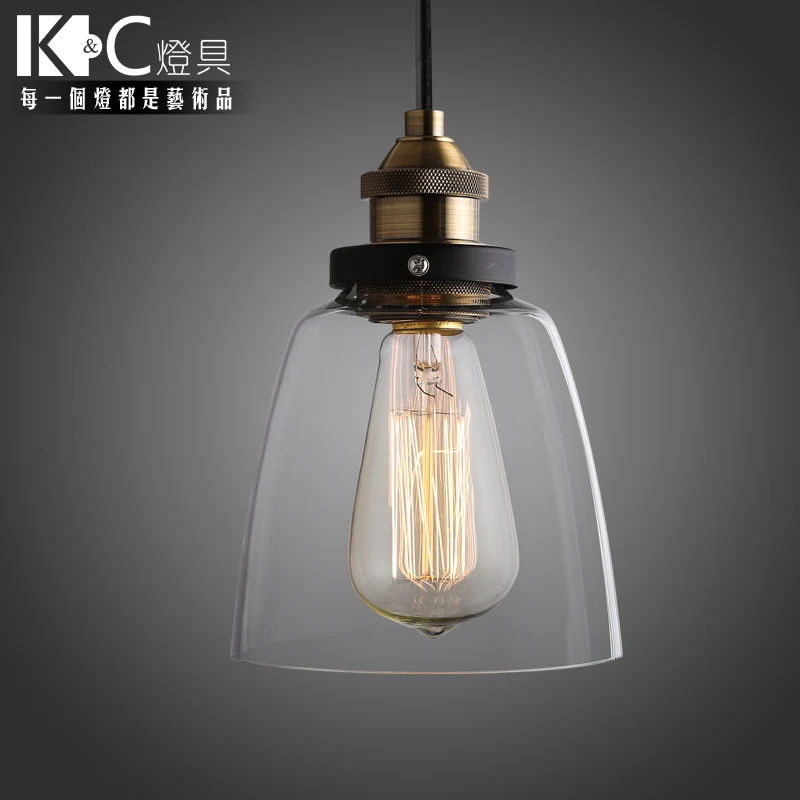 KC lamps minimalist living room creative restaurant Cafe Edison light ...