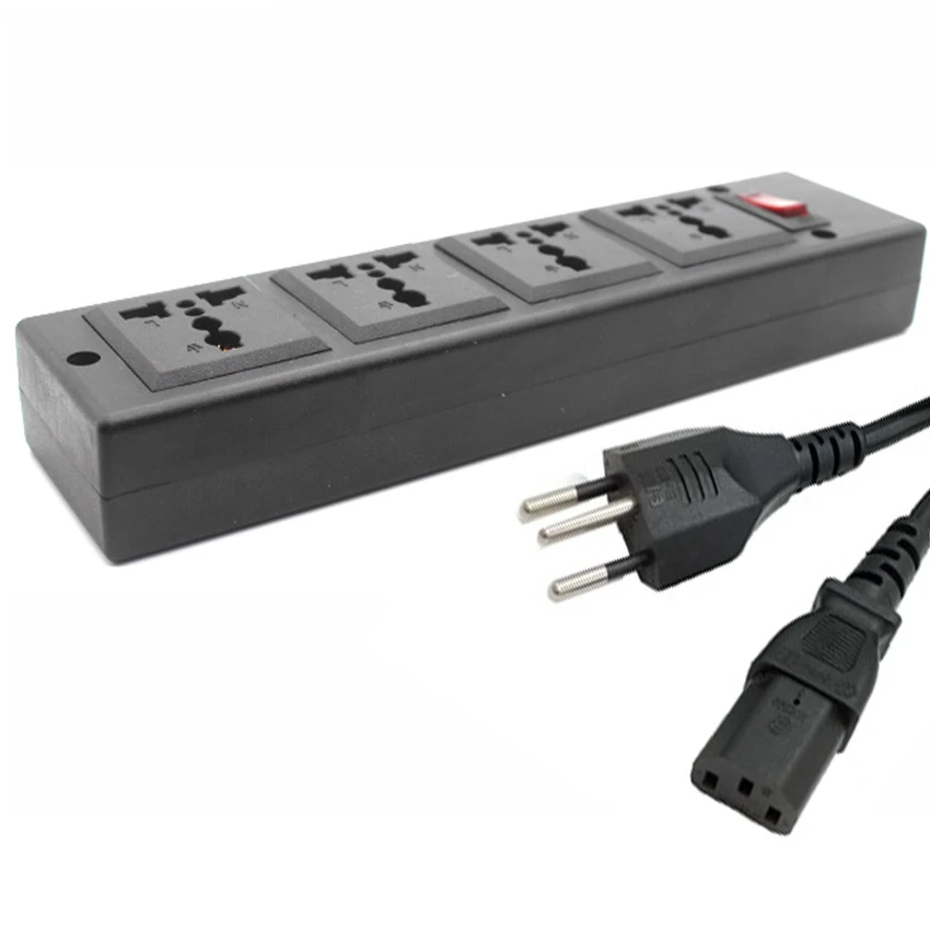 Multifunction Switzerland 250v 13a 1.5m 4 Jack Eu Universal Power Strip ...